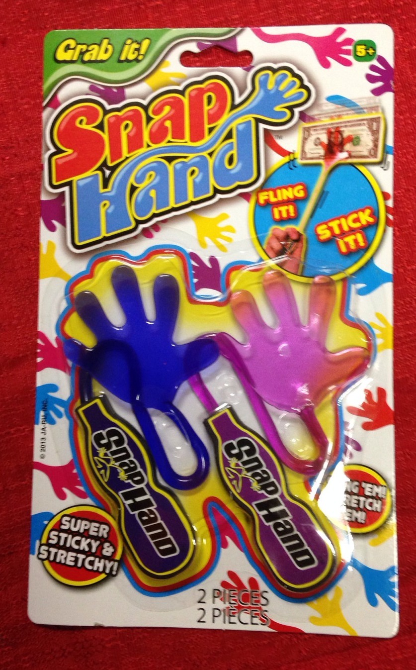 Toy SNAP HAND W/ Handle Super Sticky Stretchy Pack Of 2 Color May Vary ...