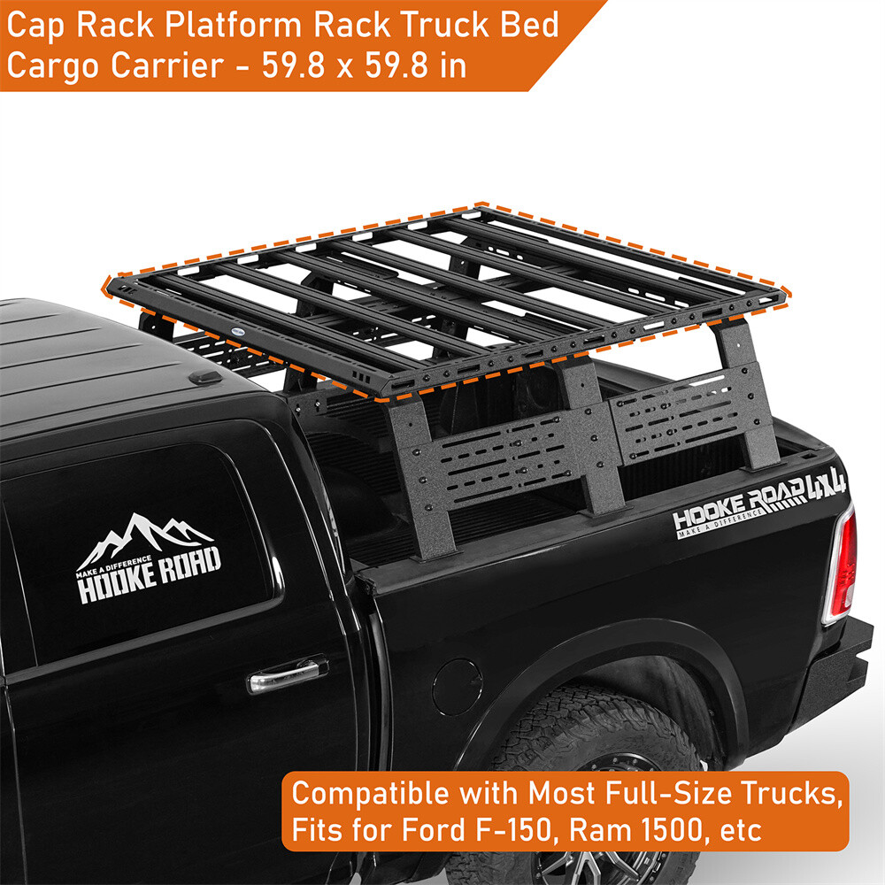 Full-Size Truck Bed Rack Cargo Carrier for Toyota Tundra | Ram 1500 ...