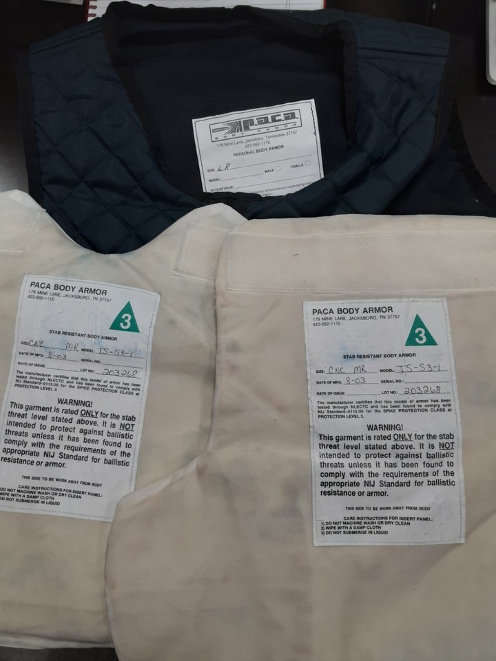 Stab Resistant Vest, Protective Body Armor Shield External PACA | eBay