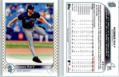 Robbie Ray 2022 Topps Gold Stars #481 Seattle Mariners | eBay
