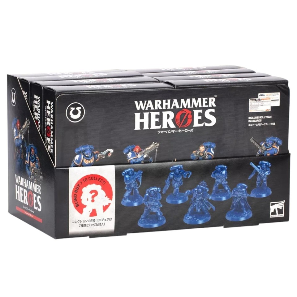 Warhammer 40,000 Heroes Ultramarines Space Marine 2023 Blind Box set of ...