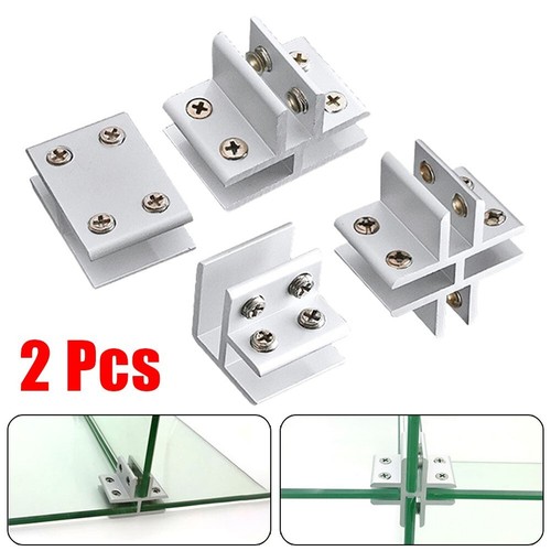 Convenient Glass Clamp Clips Bracket for Bathroom Holds Glass Shelf ...