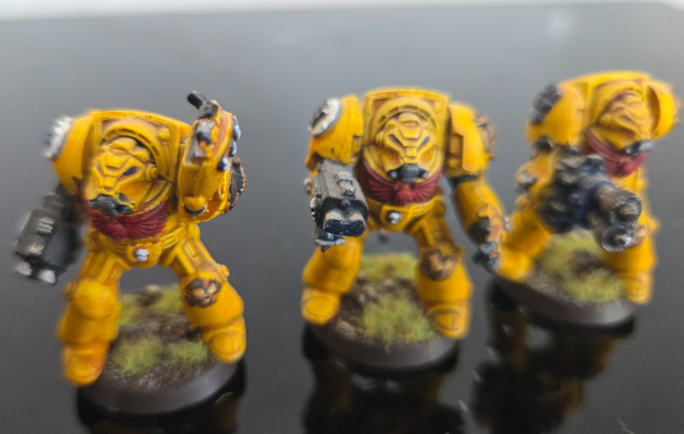 Games Workshop Warhammer 40K: Imperial Fists Terminators. 6 figures ...
