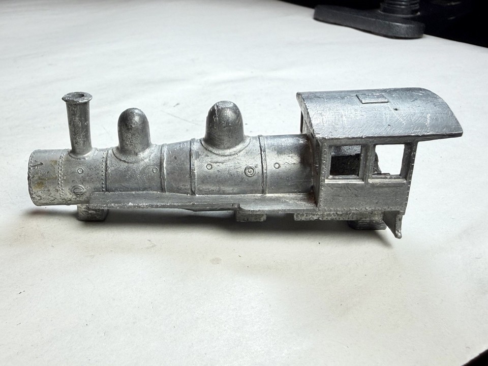 BOILER & CAB SHELL - 4-4-0 PITTSBURGH CARY STEAM LOCOMOTIVE - VINTAGE ...
