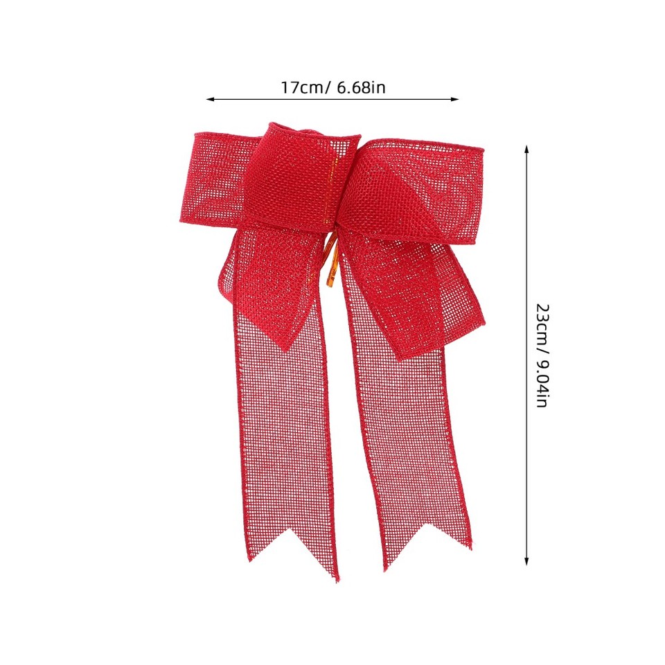 4pcs Large Decorative Bows for Party Decor Crafting Bow for Presents ...