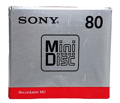 Sony MDW80T MD 80 Minutes Recordable Blank Minidisc 4548736017160| eBay