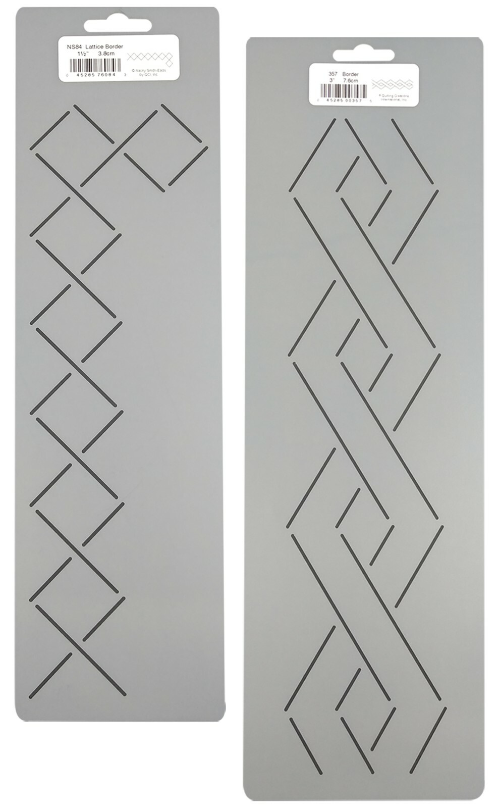 Quilting Stencils Lattice Diamond & Grid Border Quilters Plastic Hand ...