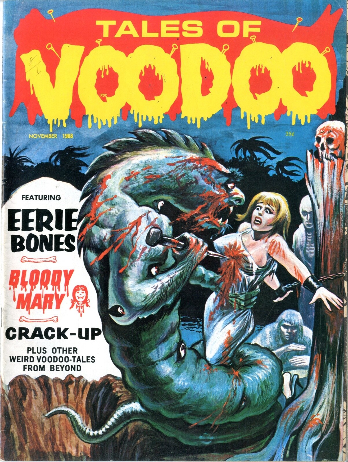 Tales of Voodoo Magazine Vol 1 # 11 FINE November 1968 1st issue | eBay