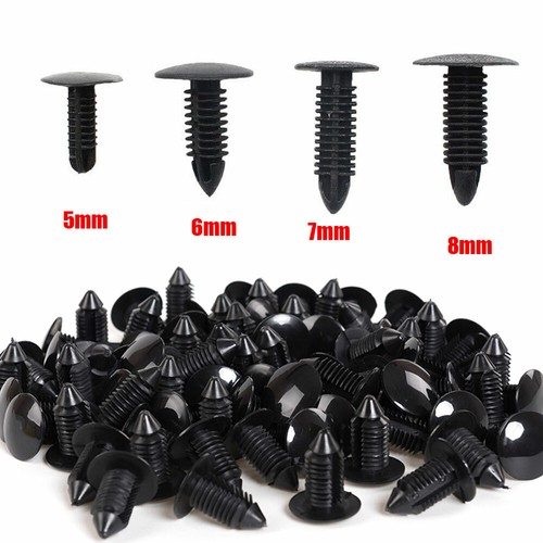 40Pcs Plastic Rivet Push In 5mm - 8mm Car Trunk Roof Panel Trim ...