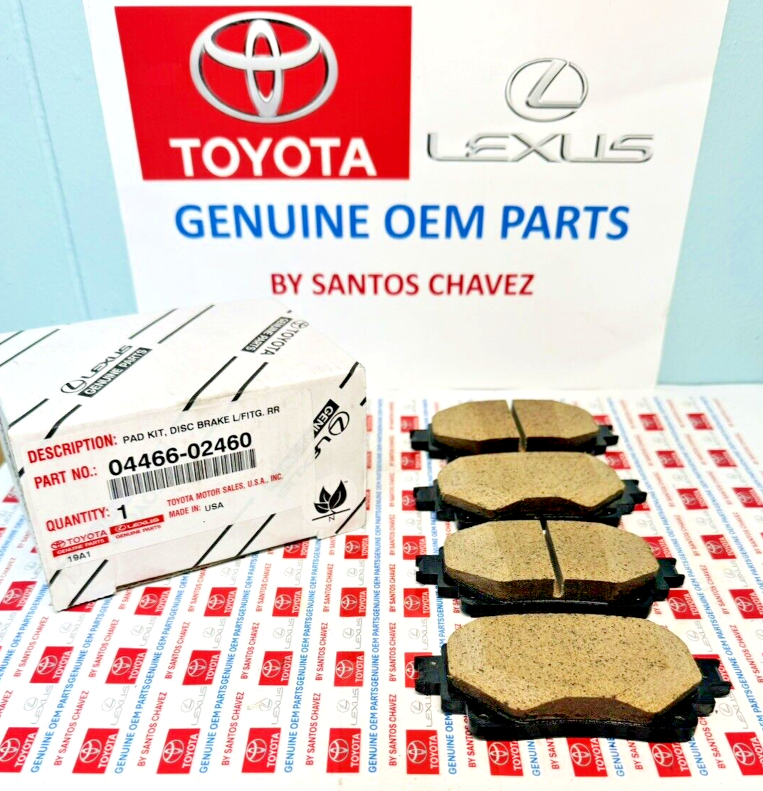 2021-2024 Toyota Sienna Rear Brake Pad Set | 04466-02460 | Genuine OEM