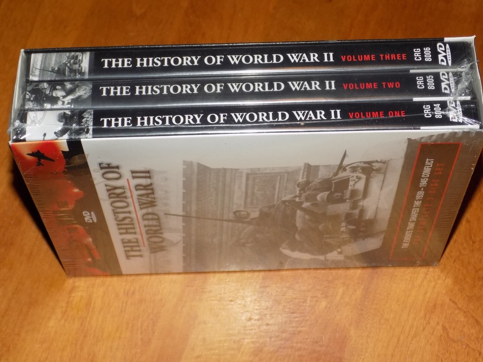 HISTORY OF WWII THE WAR FILE THREE VOLUMES Complete Series RARE DVD SET ...