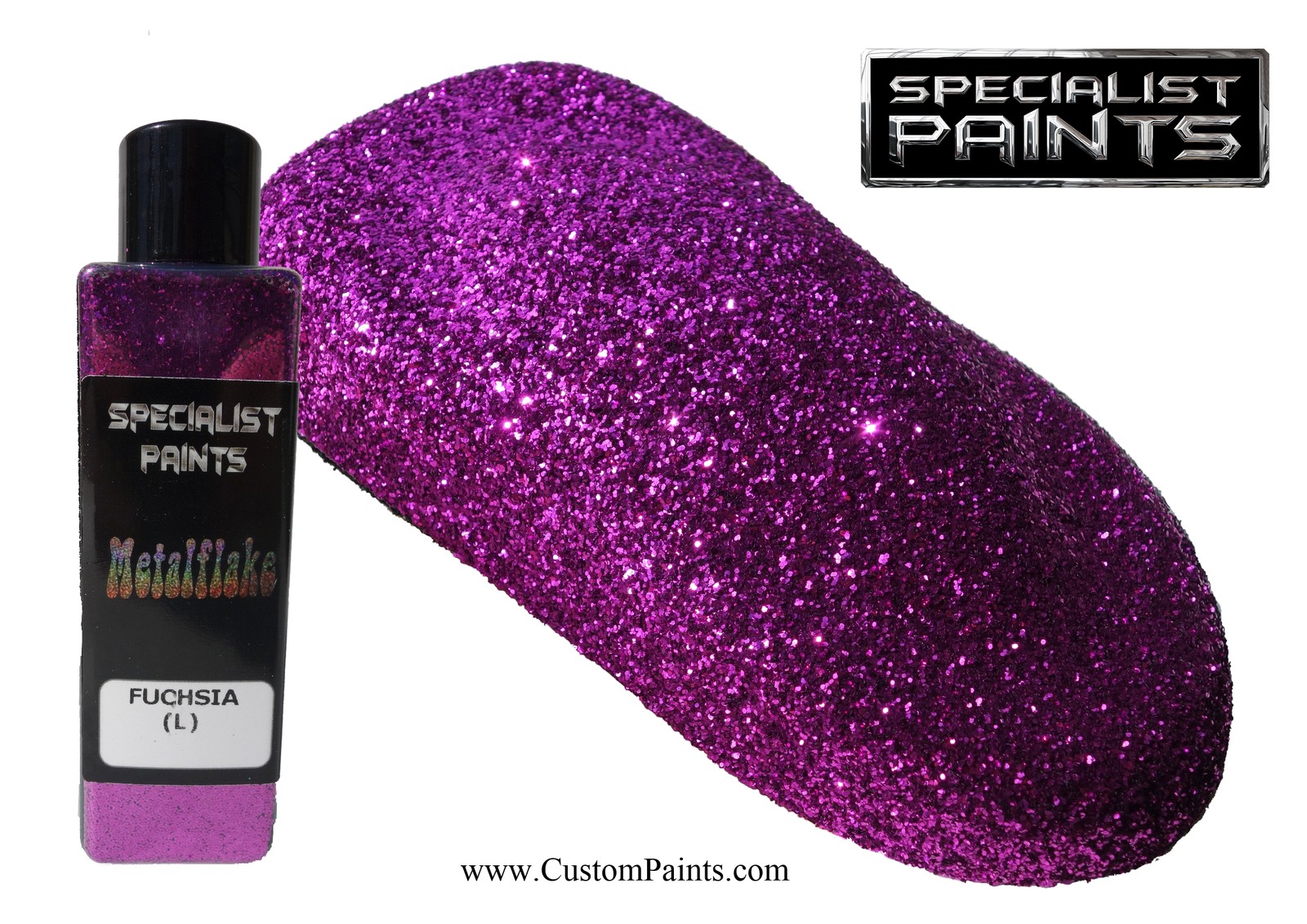 FUCHSIA Metal Flake 2oz Medium - Hex 004, Automotive Hok, plasti dip ...