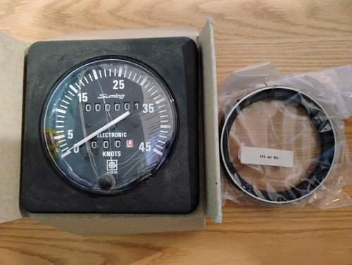 VDO SUMLOG 0-45 KNOTS GAUGE 439-201/002 001 | eBay
