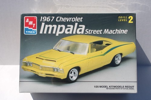 M8A Sealed AMT ERTL 1967 CHEVROLET IMPALA STREET MACHINE 1:25 KIT# 8208 ...
