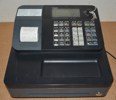 Casio PCR-T273 Cash Register w/ Keys POS System Electronic 745495862008 ...