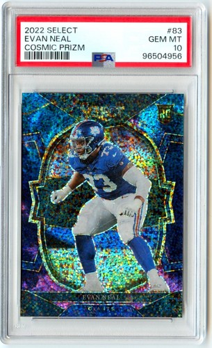 EVAN NEAL RC 2022 PANINI SELECT CONCOURSE COSMIC PRIZM ROOKIE SSP #83 ...