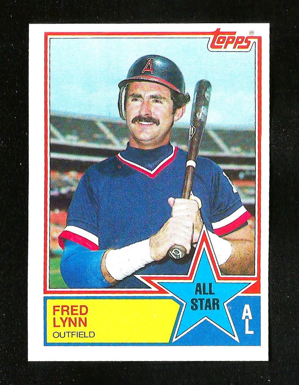 1983 Topps BASEBALL #392 FRED LYNN ALL STAR NRMINT+ CALIFORNIA ANGELS ...