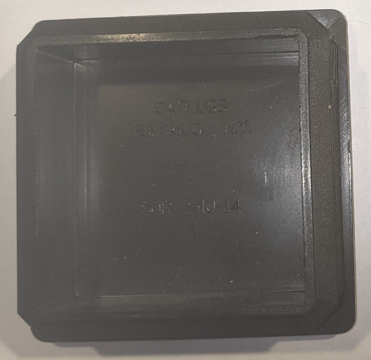 Caplugs 2" Square Tube Caps Black 10- 14 gauge tube 16 pcs. Listing ...