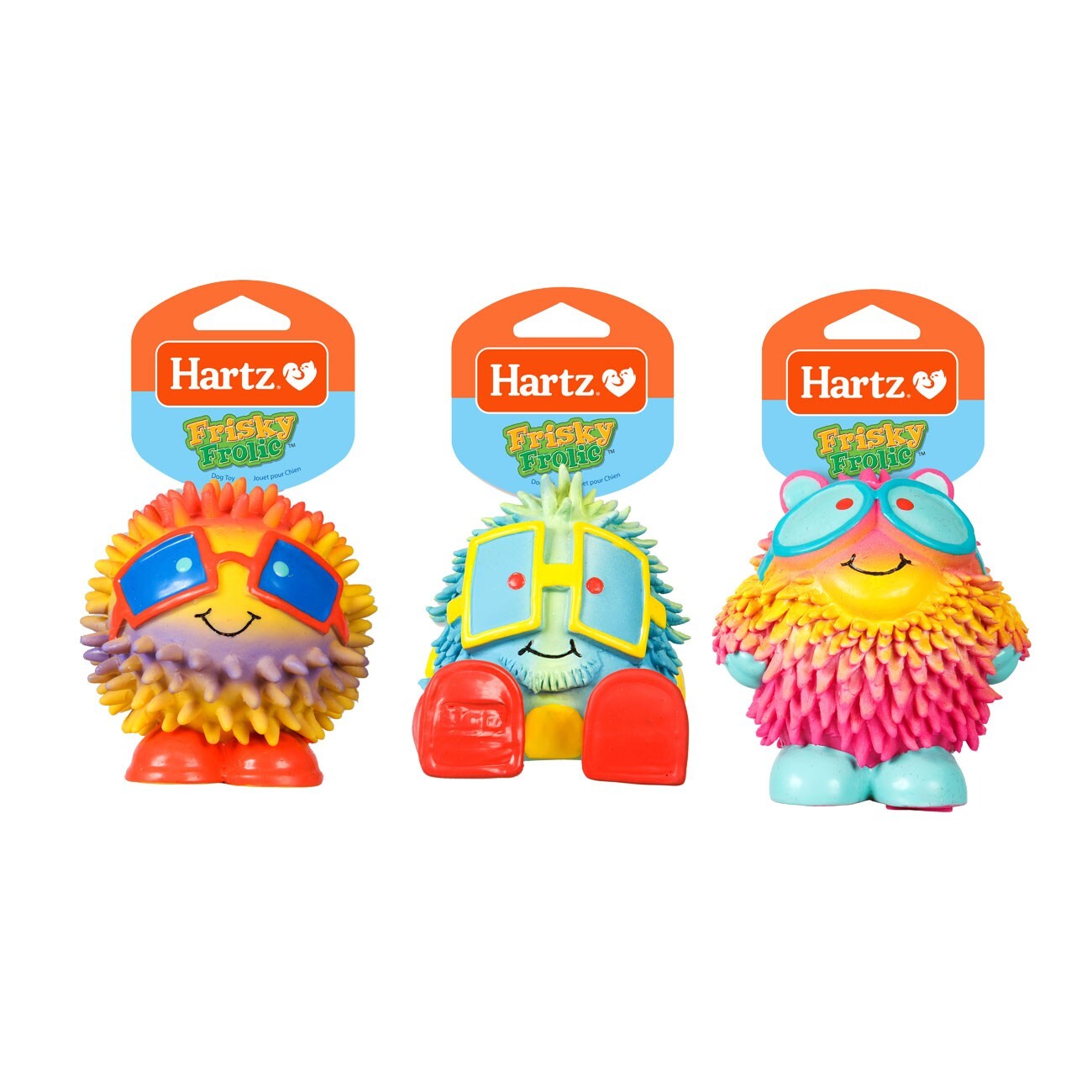 Hartz Frisky Frolic Dog Chewy Toy Set of 3 | eBay