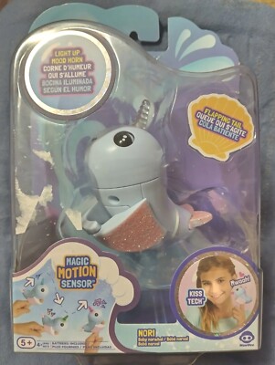 Fingerlings Norwhal Light Up Mood Horn Flapping Tail New | eBay
