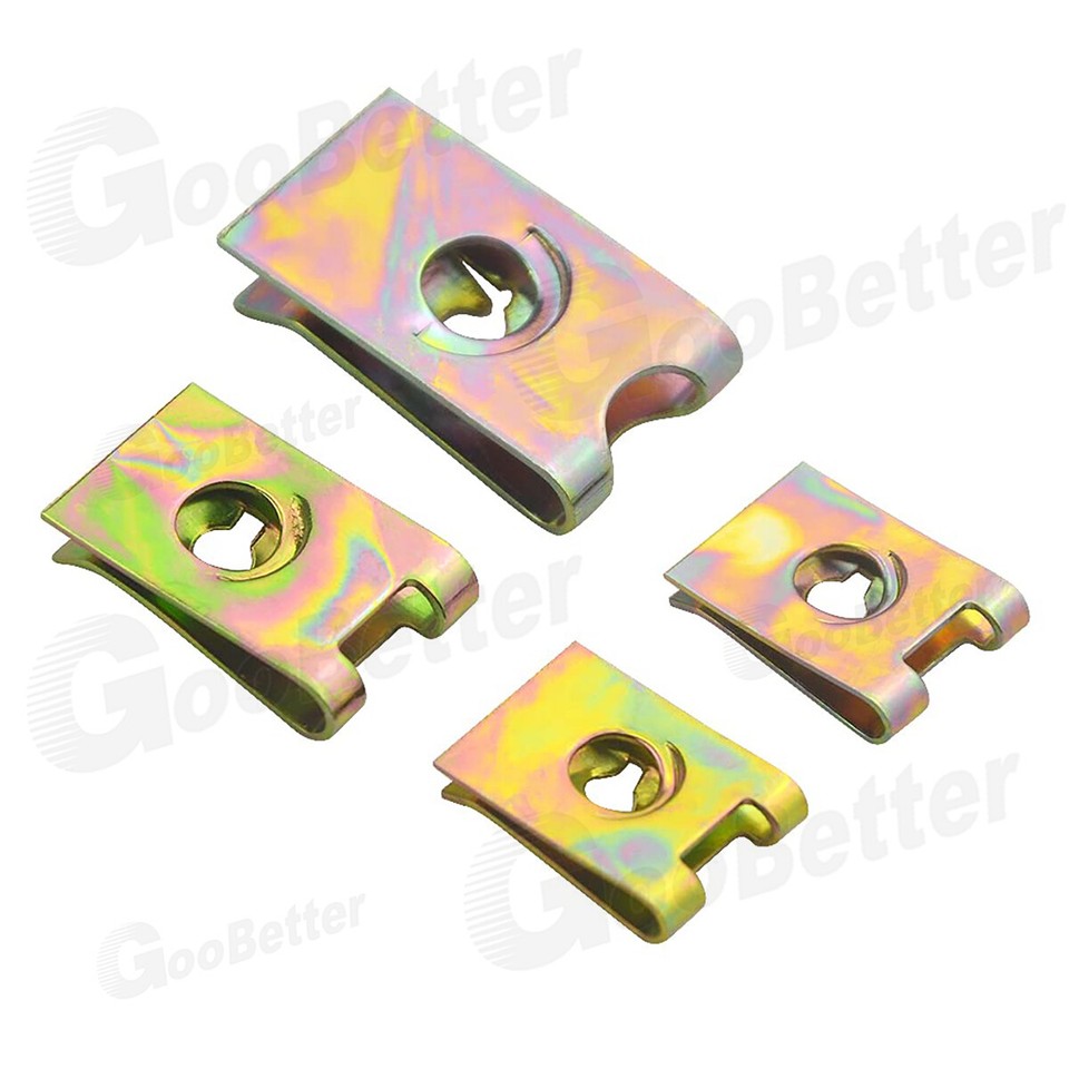 110 PCS Auto Car U Nut-Clip Assortment Car Fastener Clips Speed ...