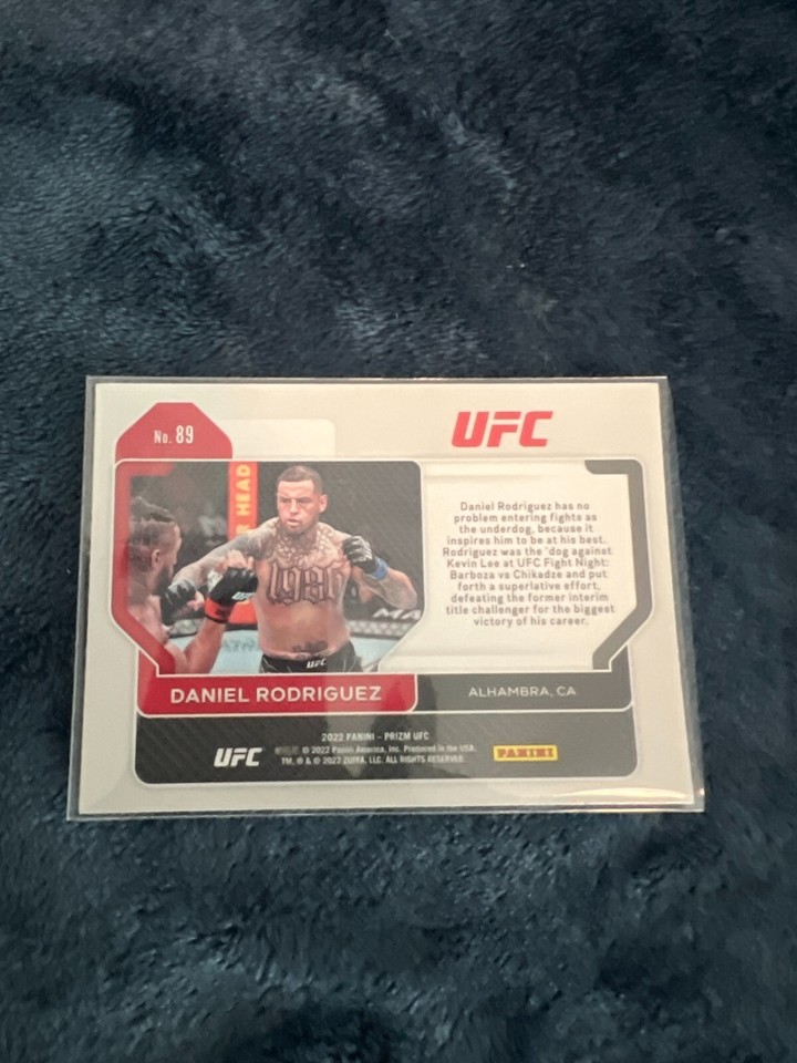 2022 Panini Prizm UFC - #89 Daniel Rodriguez (RC) | eBay