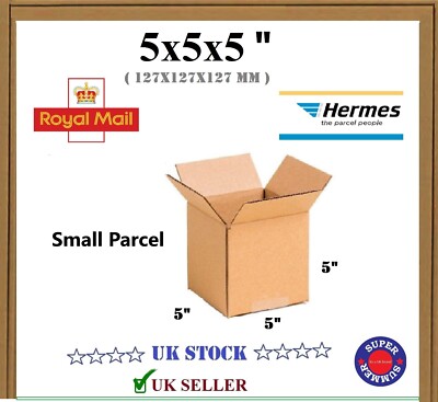 5x5x5 SMALL PARCELL CARDBOARD BOXES SINGLE WALL POSTAL MAILING PACKING ...