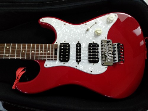 ESP custom-made electric guitar. Stratocaster with hard case. made in ...