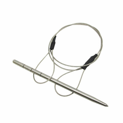 Spearfishing Compact Stainless Steel Fish Stringer Cable & 4.75" Rod | eBay