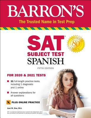 SAT Subject Test Spanish with Online Test by Diaz, Jose M. | eBay
