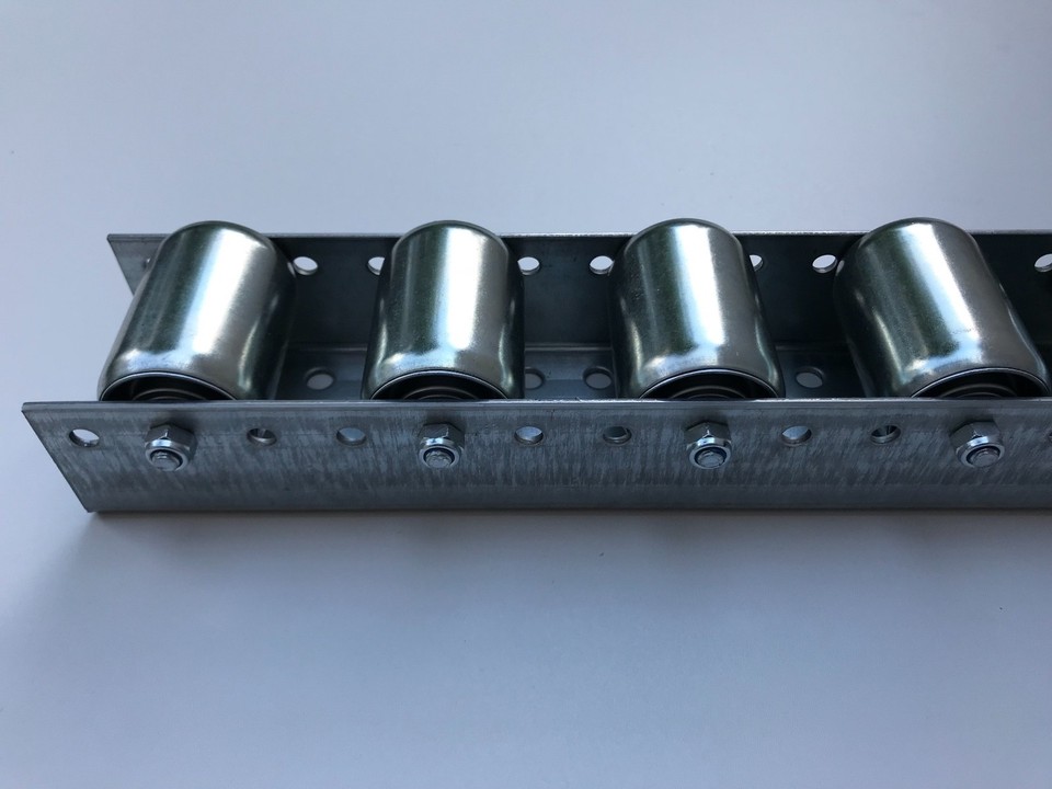 pallet roller track flow rail roller gravity conveyor steel rollers dia ...