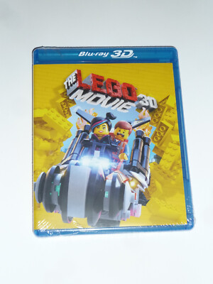 The Lego Movie Blu-ray 3D 2-disc set 2014 kids cartoon movie Chris ...