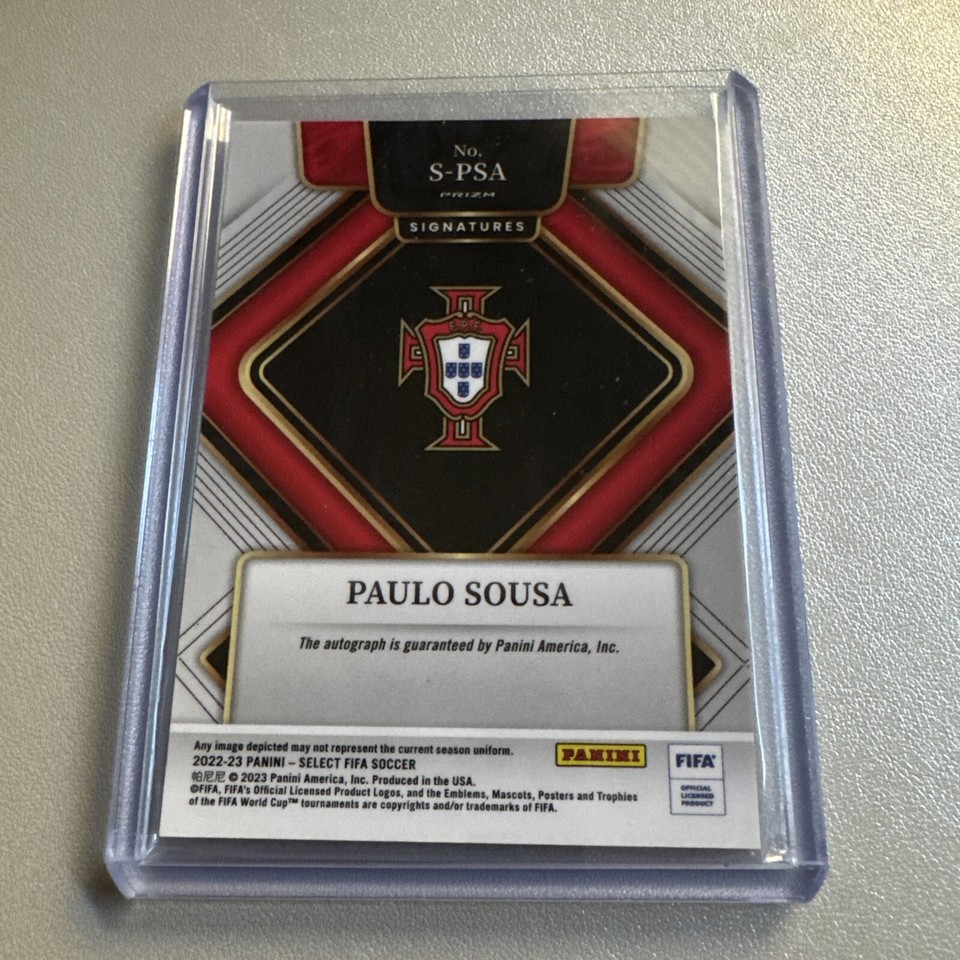 2022-23 Panini Select FIFA Autograph Auto Card : Paulo Sousa A1 | eBay
