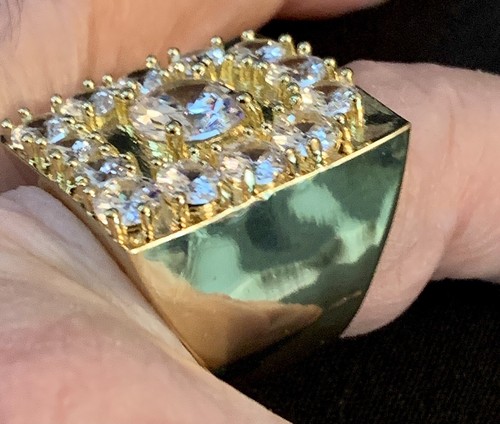 Elvis crystal Aloha Horseshoe Ring In 5 Sizes . Size 12 | eBay