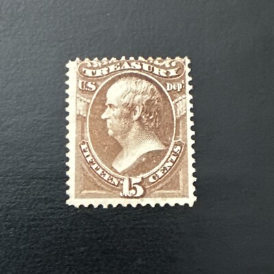 US Scott #O79 15c Treasury Department Official Stamp VLH NG | eBay