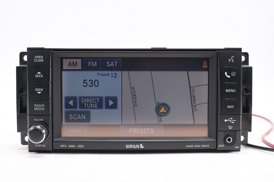 CHRYSLER Navigation Radio CD MP3 DVD HDD Display OEM 2007 - 2011 | eBay