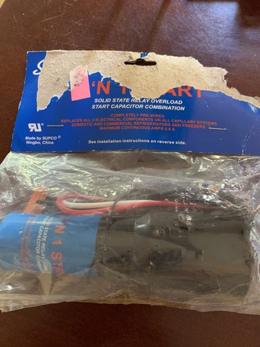New OEM 3 'N 1 Relay Start Capacitor E146162 RC0410 **Free Standard ...