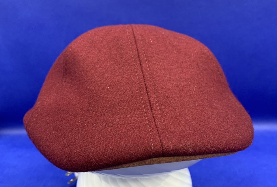 Boston Scally Co Cap: The Kenmore Crimson Burgundy Wool Blend 6 Panel ...