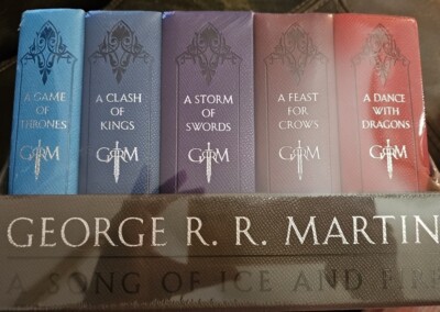 Game of Thrones Collector Leather Bound Book Set of 5: A Song of Ice ...