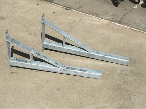 2 x Heavy Duty Cantilever Wall Bracket 610mm Galvanized | eBay