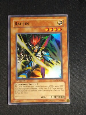 Yu-Gi-Oh! - Rai-Jin CSOC-EN084 1st Edition Super Rare NM | eBay