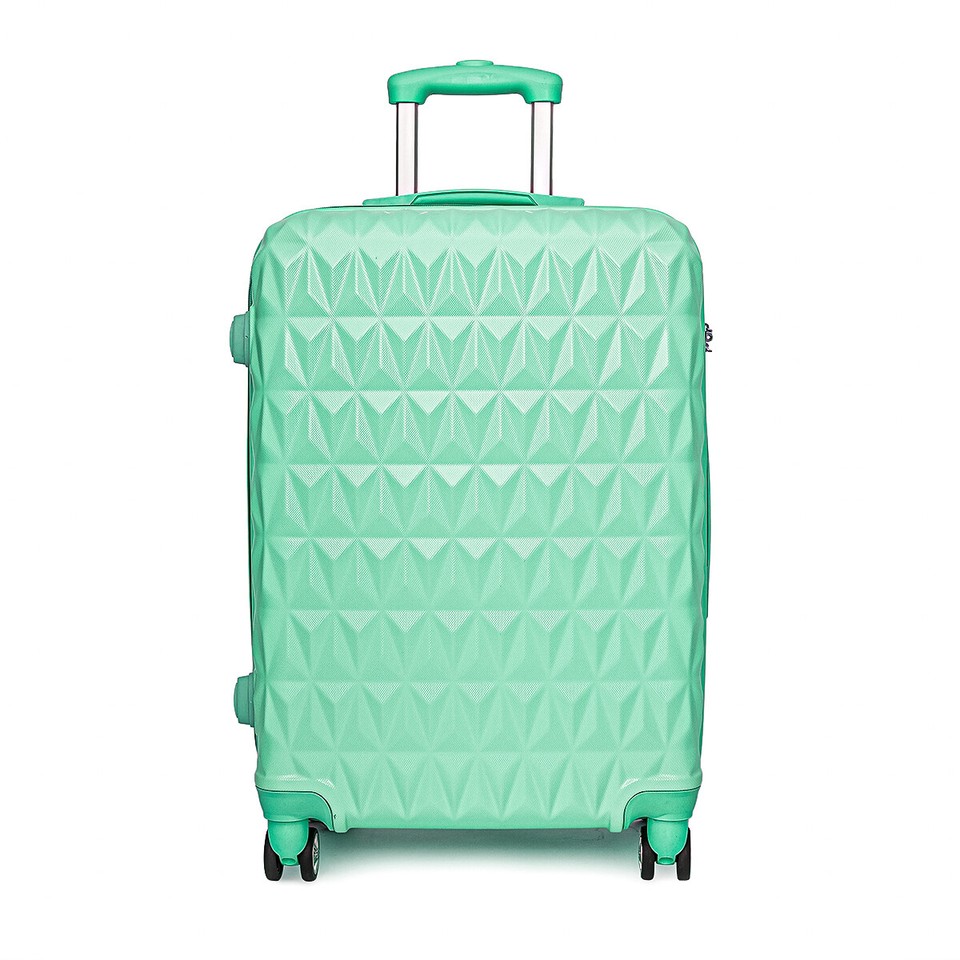 Hard Shell PC+ABS Cabin Suitcase 4 Wheel Travel Luggage Trolley ...