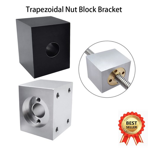 Aluminium Trapezoidal Nut Block Bracket for T8 Lead Screw Rod CNC 3D ...