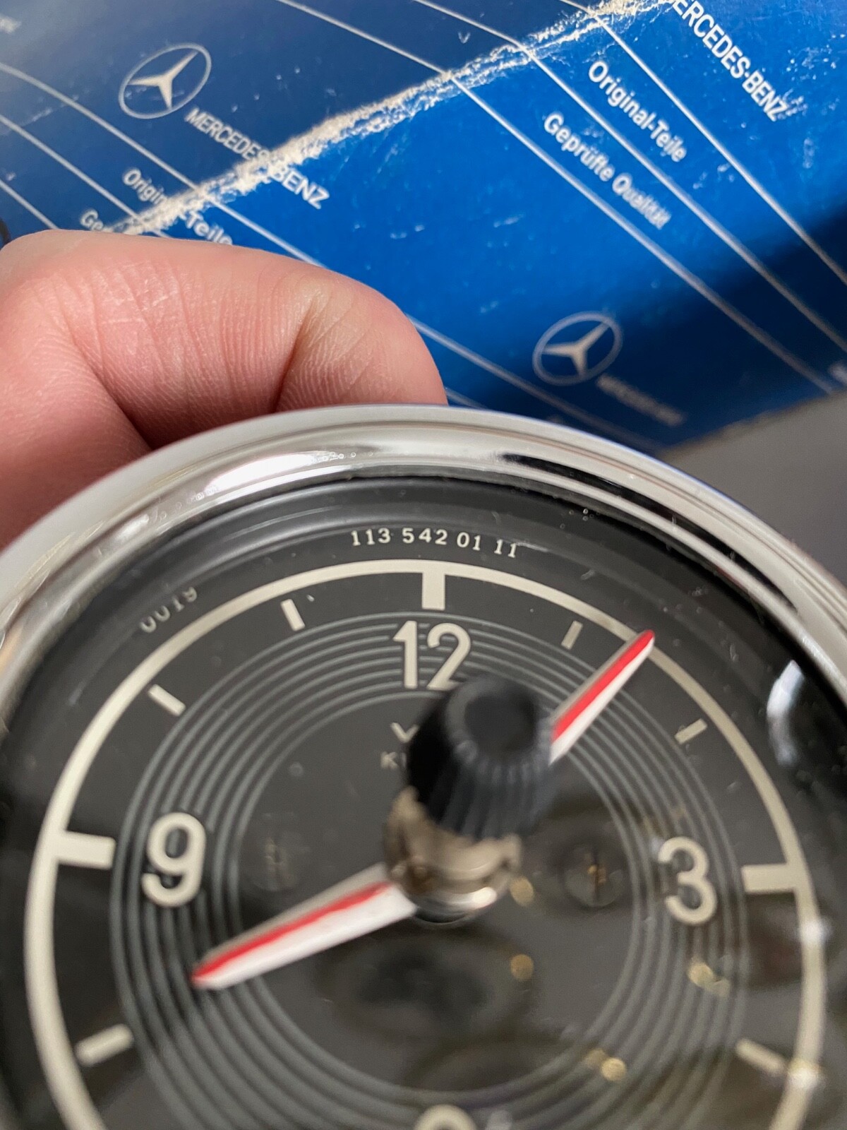 NEU Original Mercedes 230SL 250SL 280SL W113 Pagode VDO Zeituhr Uhr ...