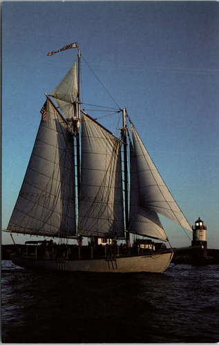 Schooner Eastwind Boothbay Harbor Maine Herb & Doris Smith Chrome ...