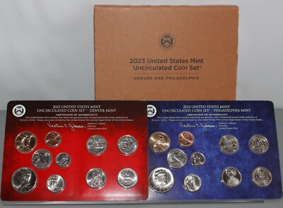2023 Annual US 20 Coin Mint Set P and D Uncirculated IN STOCK NOW ...