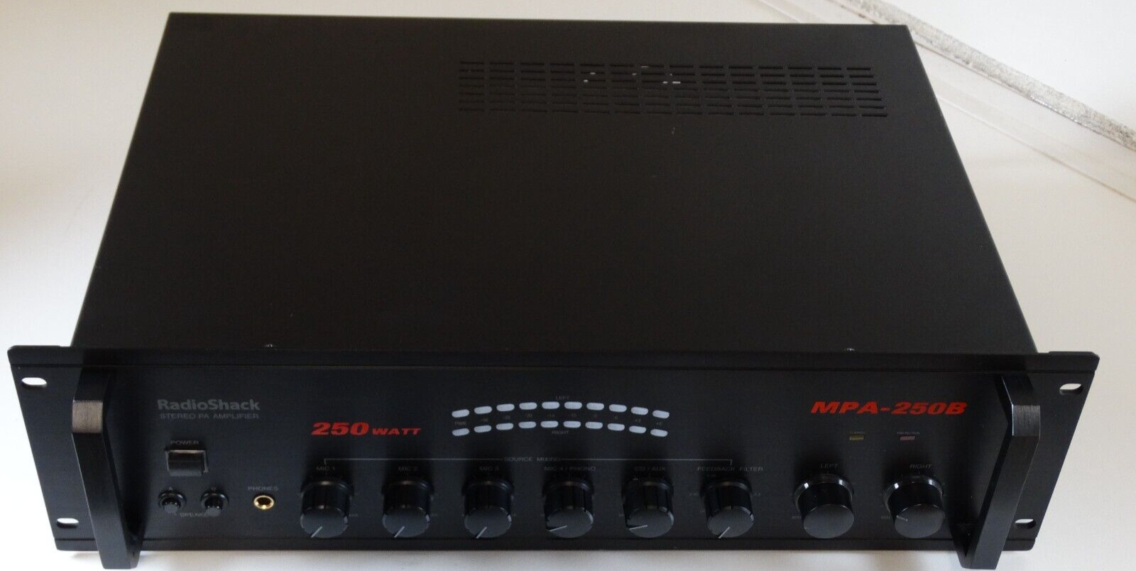 RADIOSHACK MPA-250B STEREO PA AMPLIFIER 250w | eBay