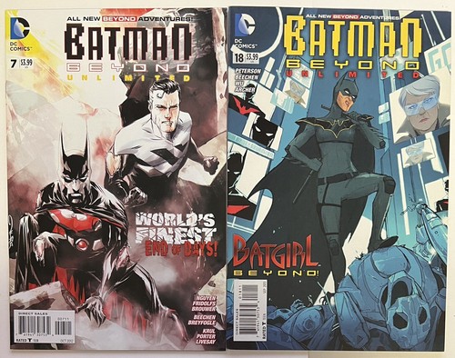 Batman Beyond 7 and 18 1st print 1st Batgirl Beyond 2013 DC Comics | eBay