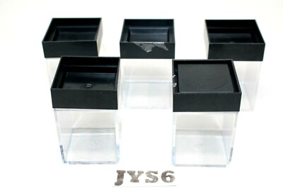 Empty Clear Acrylic Dice Containers - Set of 5 | eBay