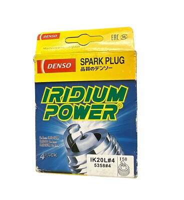 DENSO # 5358 IRIDIUM Power Spark Plugs IK20L 4 PCS NEW | eBay